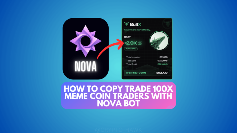 How To Copy Trade 100X Meme Coin Traders With Nova Bot